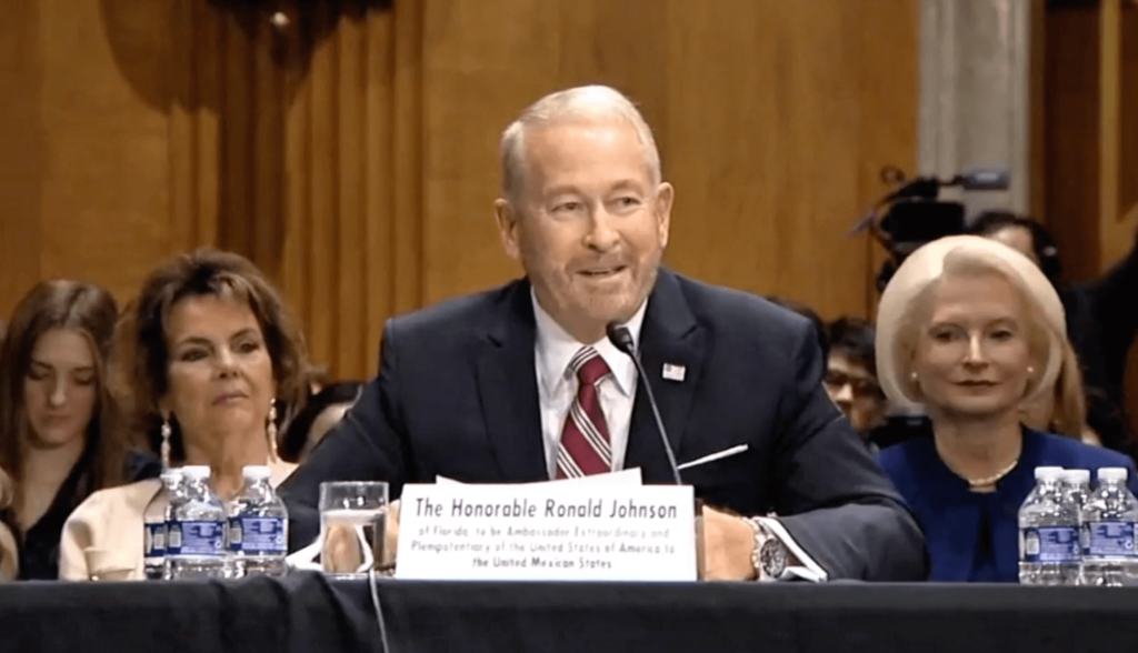 First statement from Mexico’s ambassador nominee, Ronald Johnson - Alma